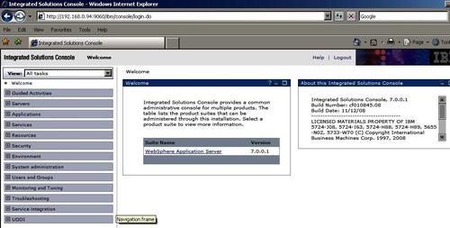 Admin Console Websphere Application Server 70 Administration Guide 9607